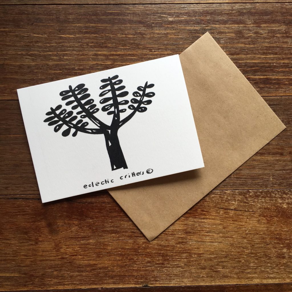 Tree of Life Greeting Card - Eclectic Critters